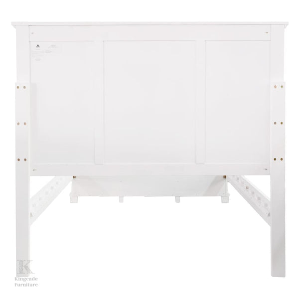 Kingcade White Timber King Size Bed Frame – KingcadeFurniture